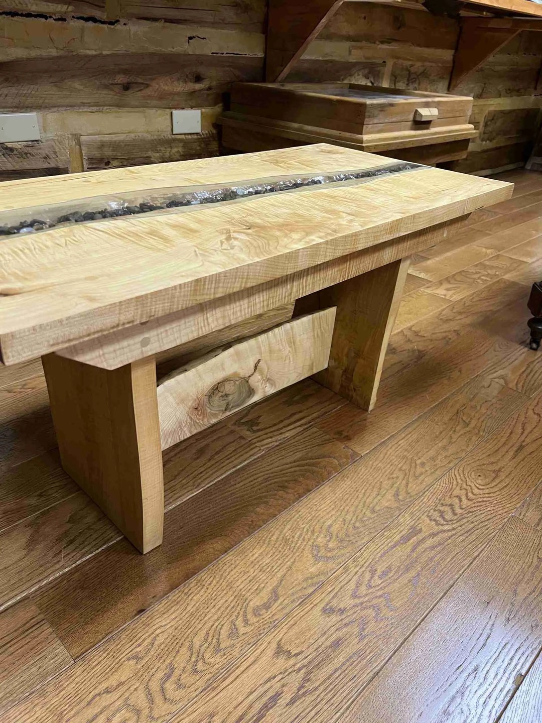 Curly Maple River Table - Etsy