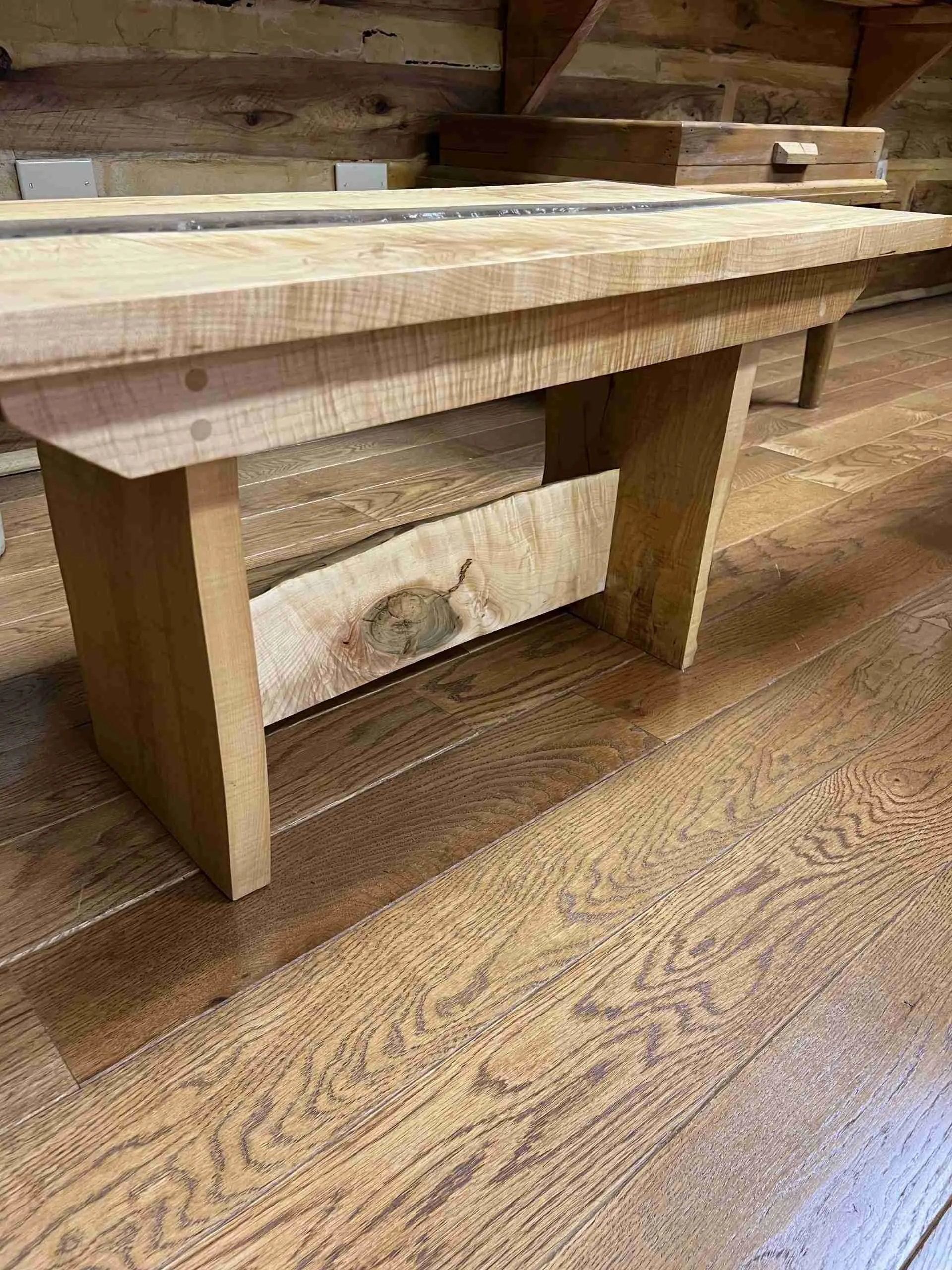 Curly Maple River Table - Etsy