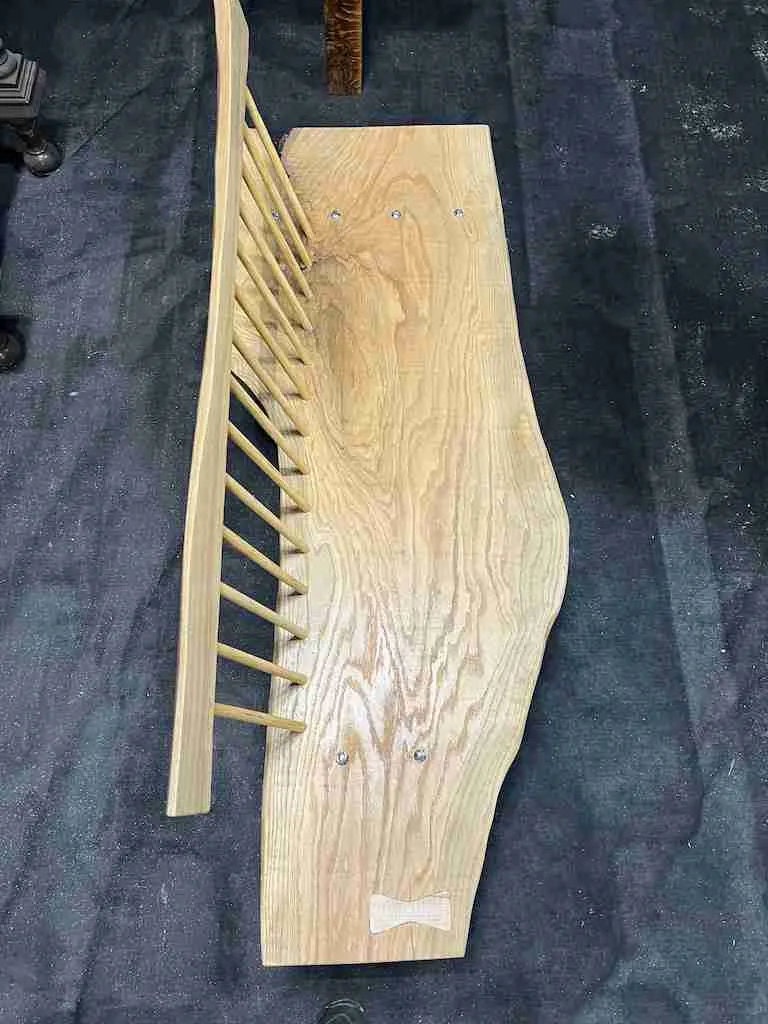 George Nakashima Style Oak Bench - Etsy