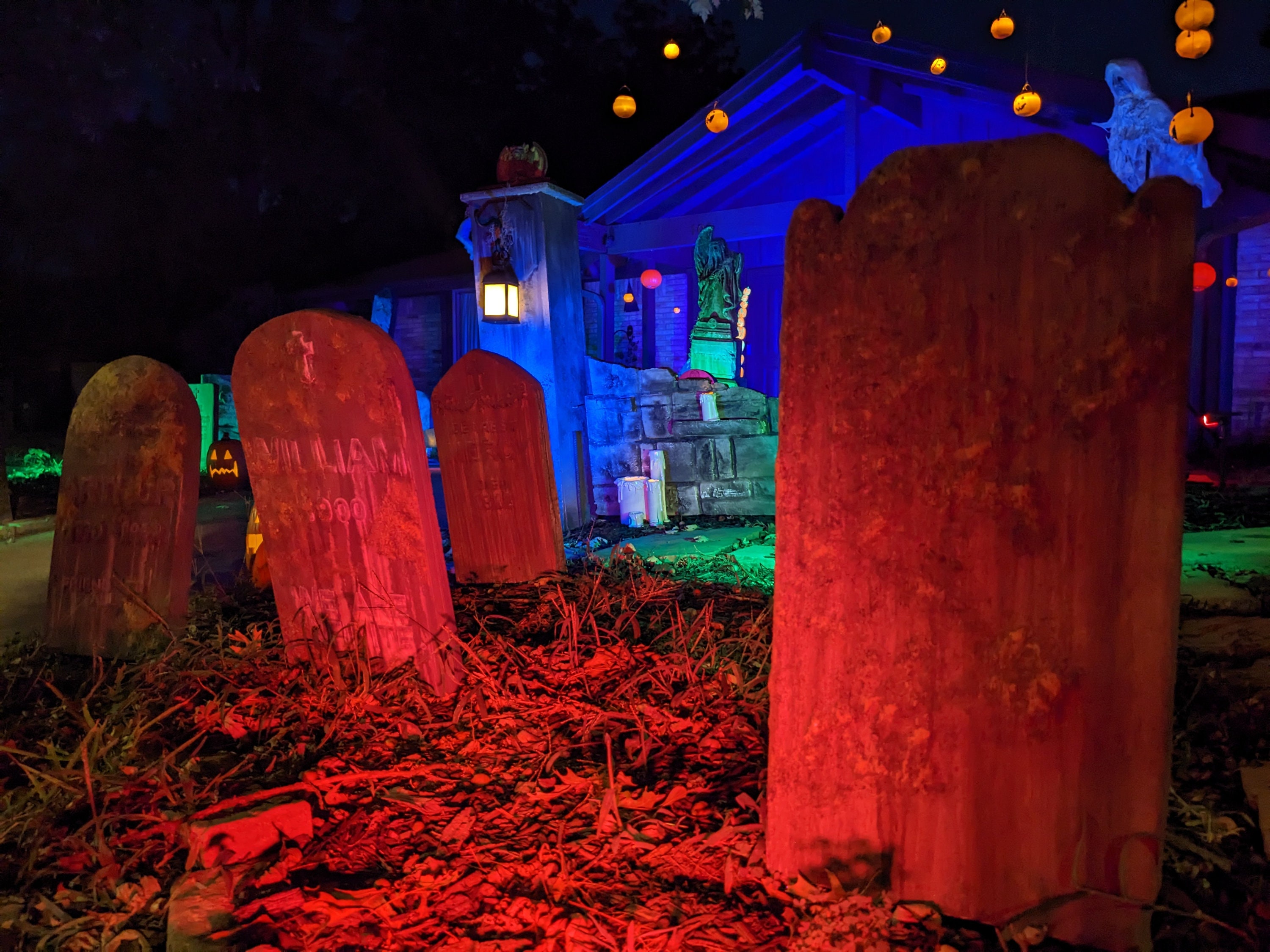 Made to Order Weathered Gravestone Prop With Moss Halloween Prop - Etsy