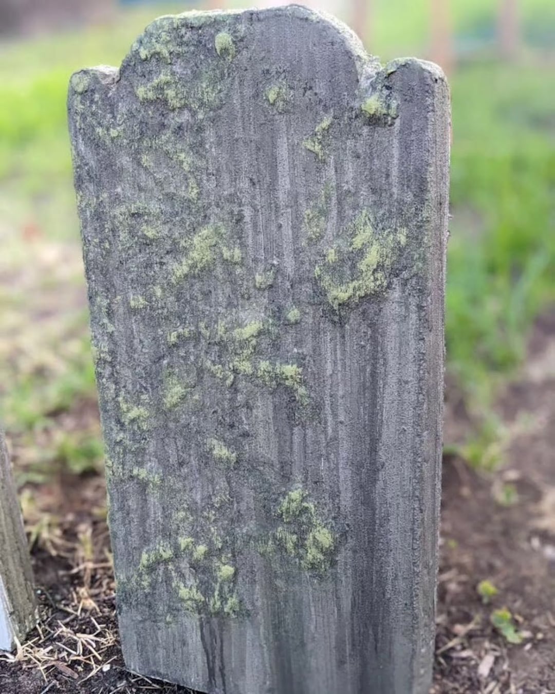 Realistic Weathered Tombstone Props With Moss Graveyard - Etsy