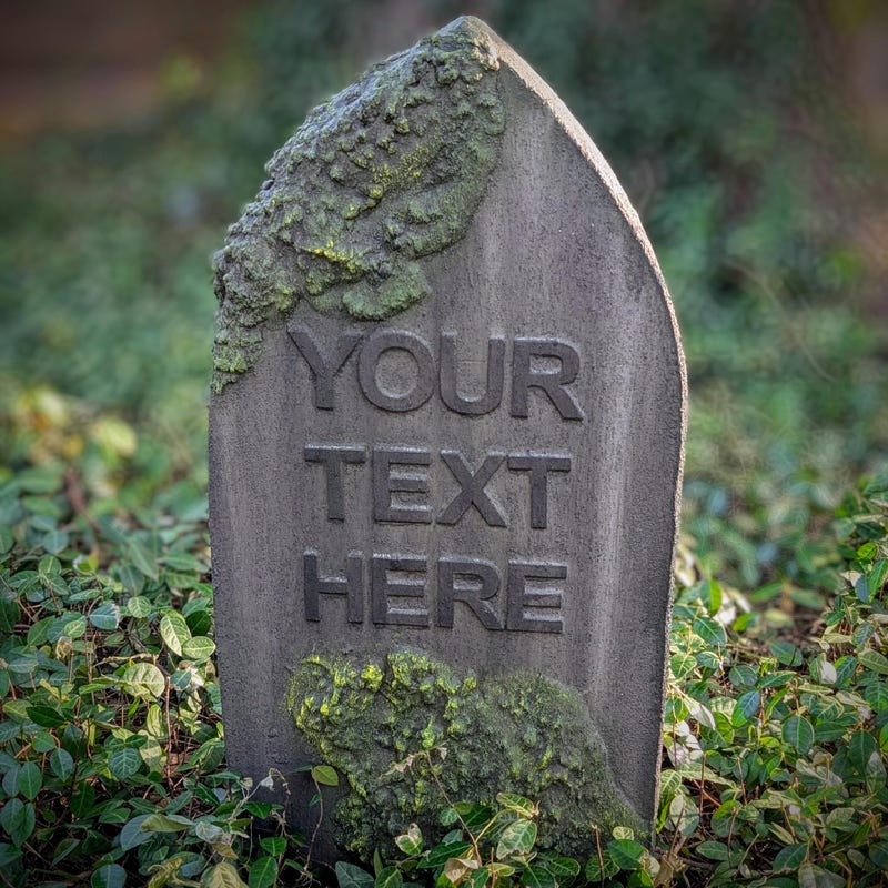 Halloween Tombstone - Etsy