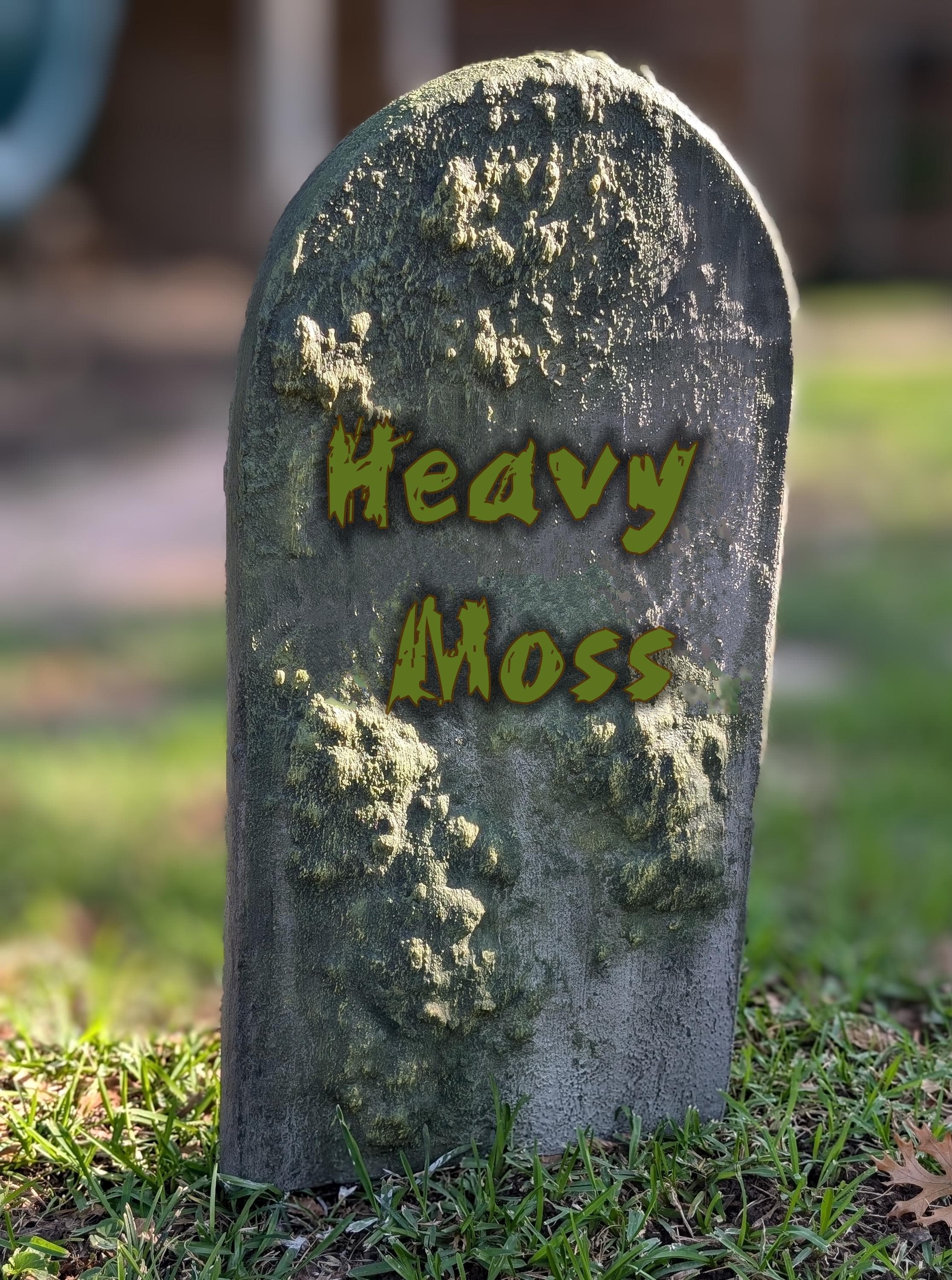 Gothic Cross Gravestone Prop – Custom Faux Moss Finish - Etsy