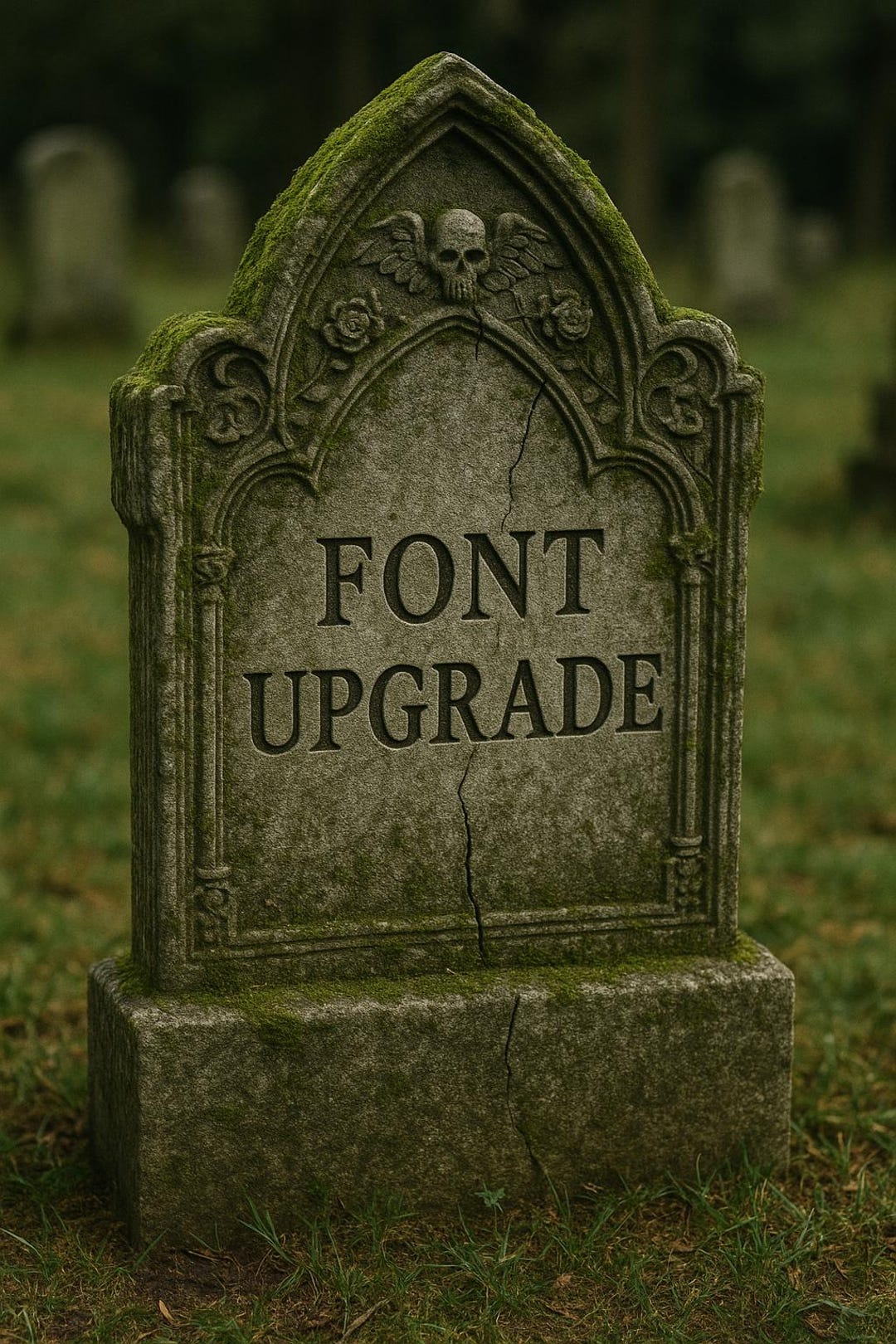 Font Upgrade for Classic Series Custom Gravestone Epitaphs - Etsy
