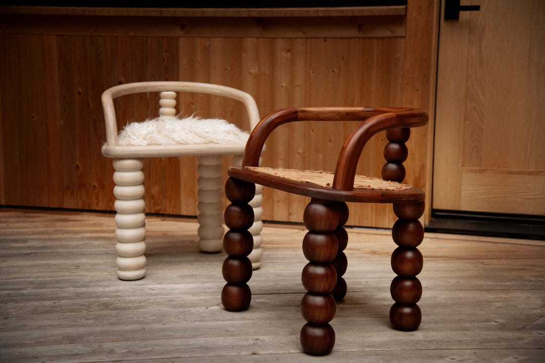 Handcrafted Bead Chair | Solid Wood | Custom Made - Etsy