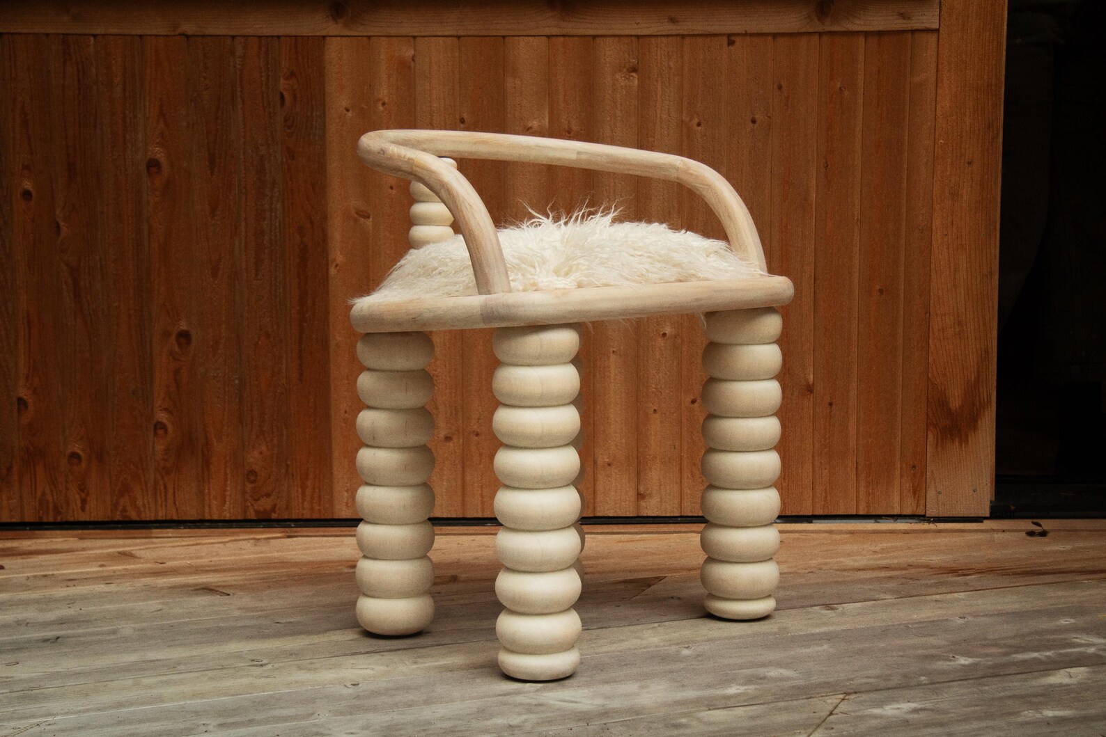 Handcrafted Bead Chair | Solid Wood | Custom Made - Etsy