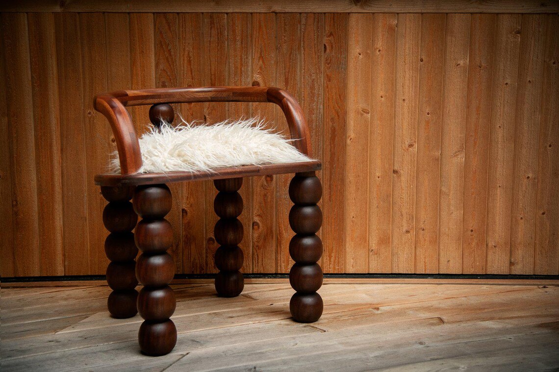 Handcrafted Bead Chair | Solid Wood | Custom Made - Etsy