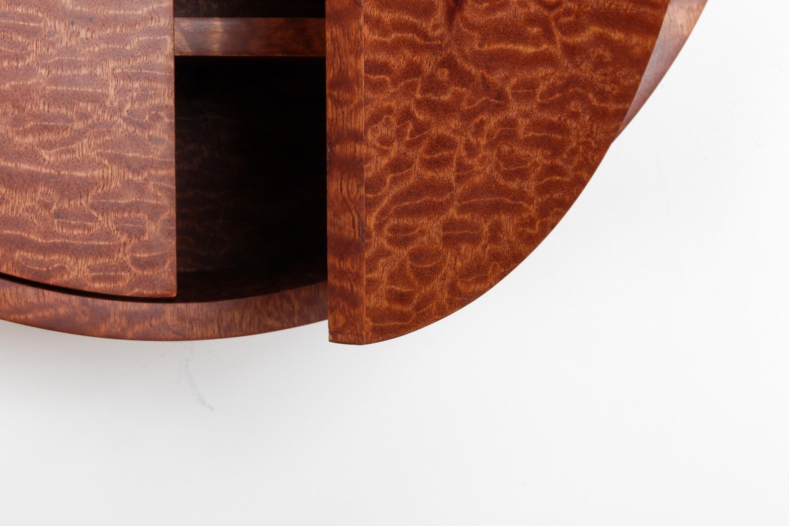 Custom Handcrafted Circle Wooden Cabinet | Circular Wall Hanging ...