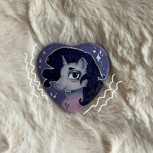Rarity MLP Pin! / 2.5x2.25 in / My Little Pony - Etsy