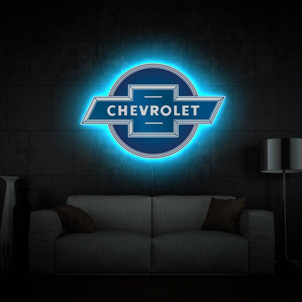 Vintage Chevrolet Sign - Etsy