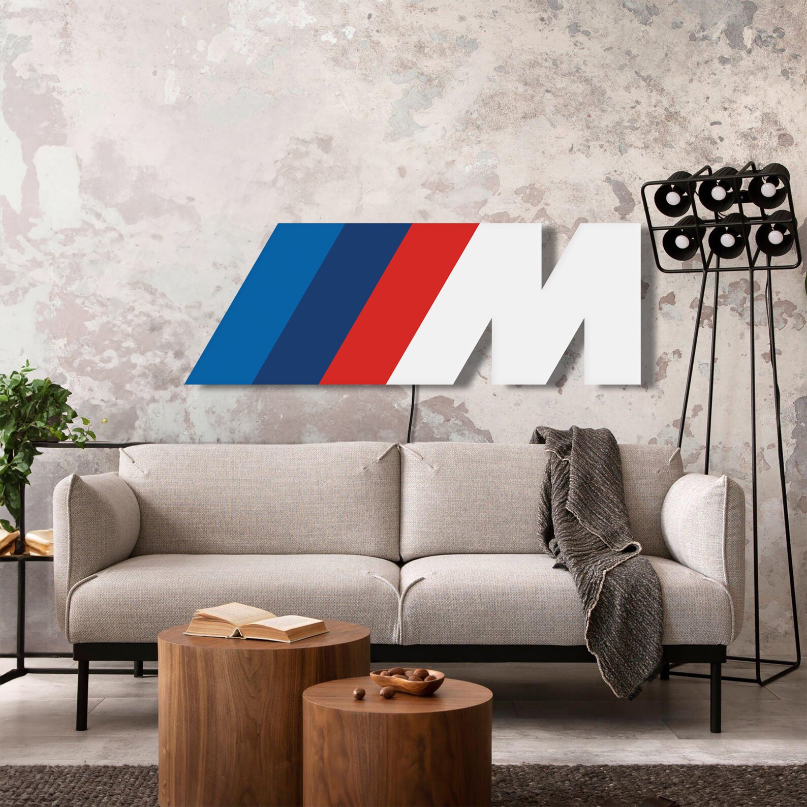 M Power Neon Sign BMW Logo Neon Sign M Power Logo Sign Bmw - Etsy