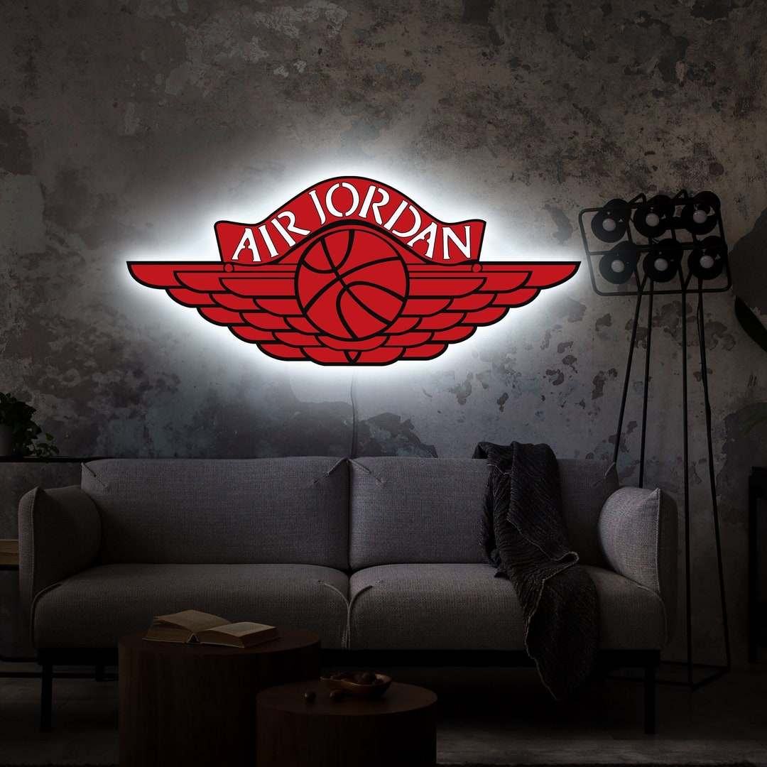 Air Jordan Neon Sign Jumpman Neon Sign Air Jordan Light up - Etsy