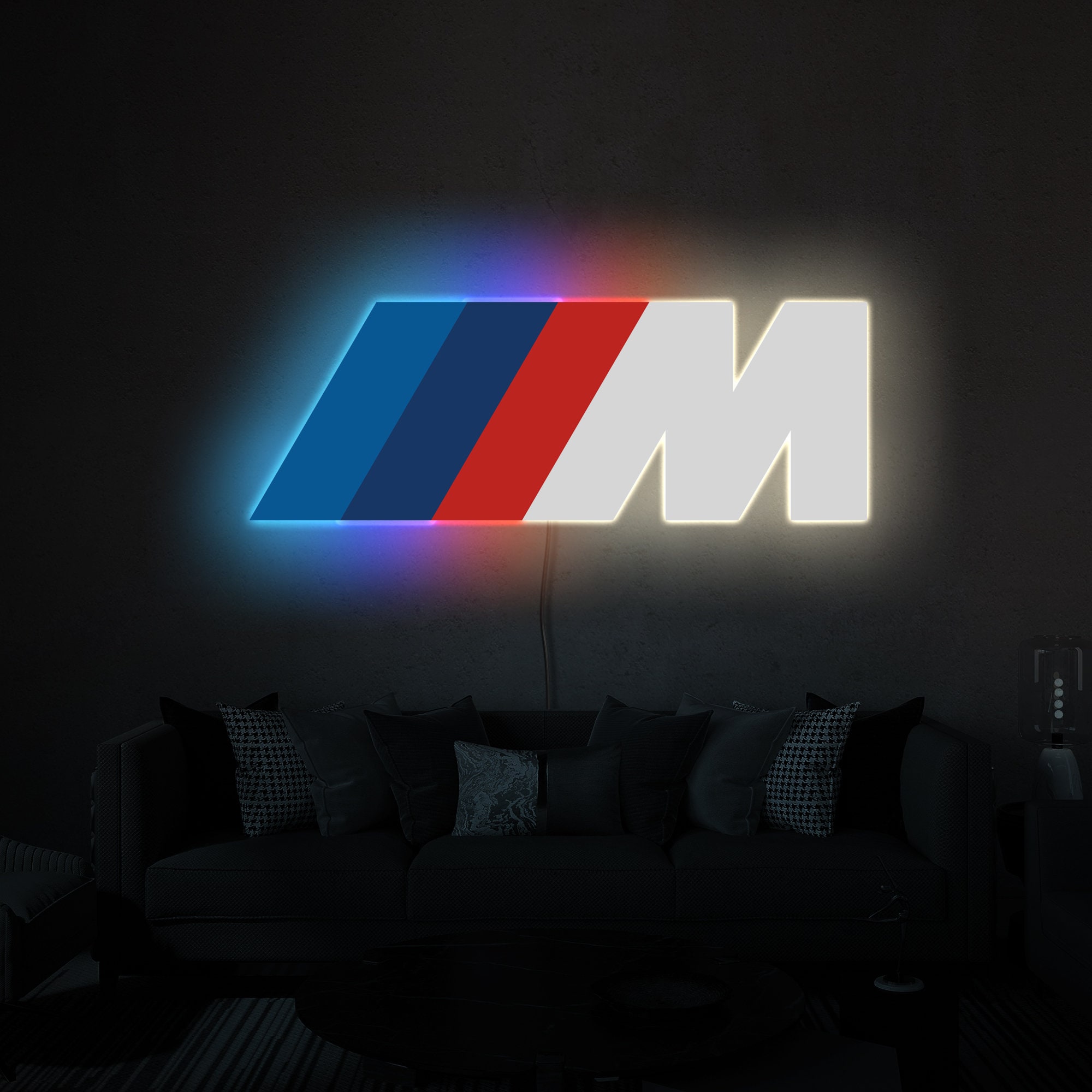 M Power Neon Sign BMW Logo Neon Sign M Power Logo Sign Bmw - Etsy