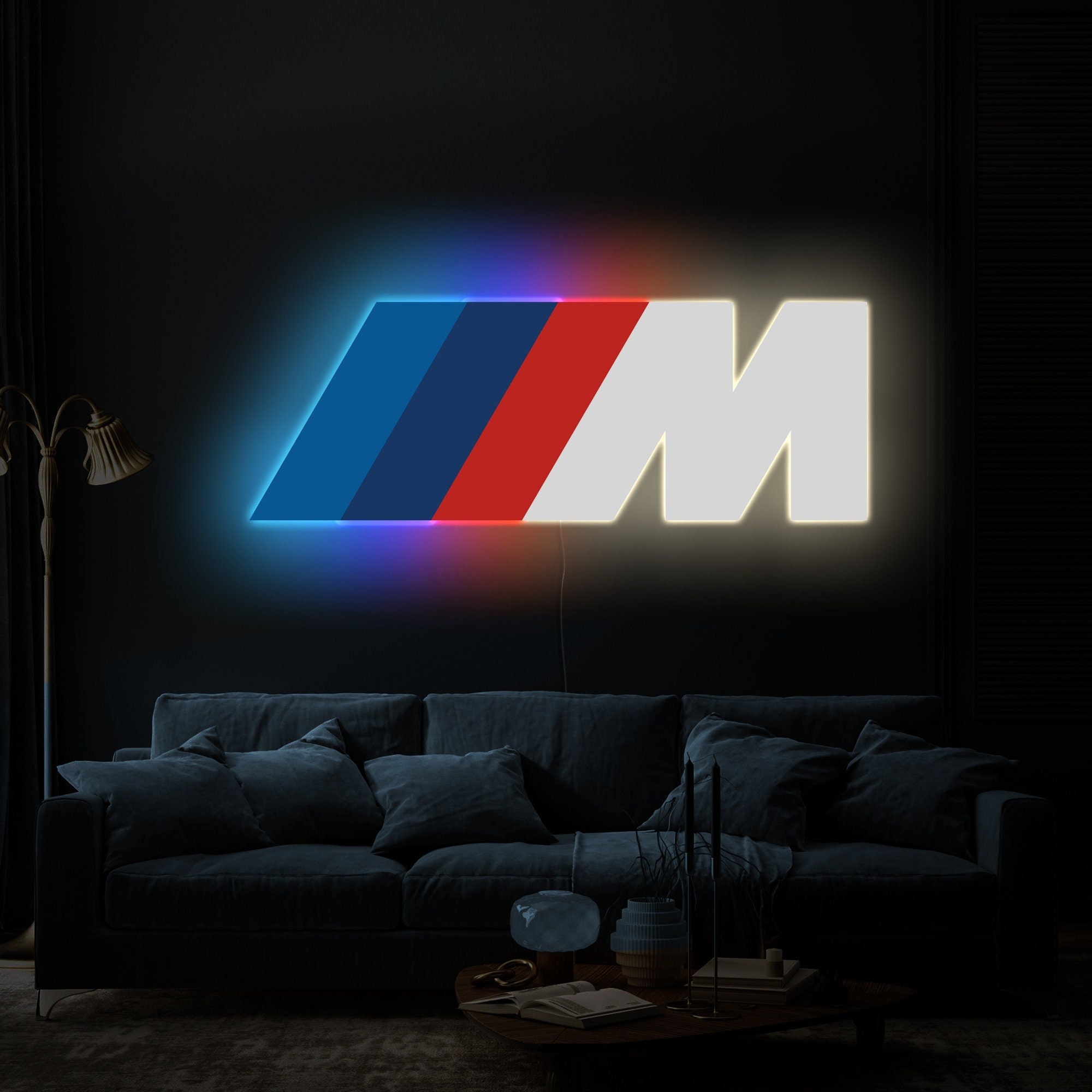 M Power Neon Sign BMW Logo Neon Sign M Power Logo Sign Bmw - Etsy