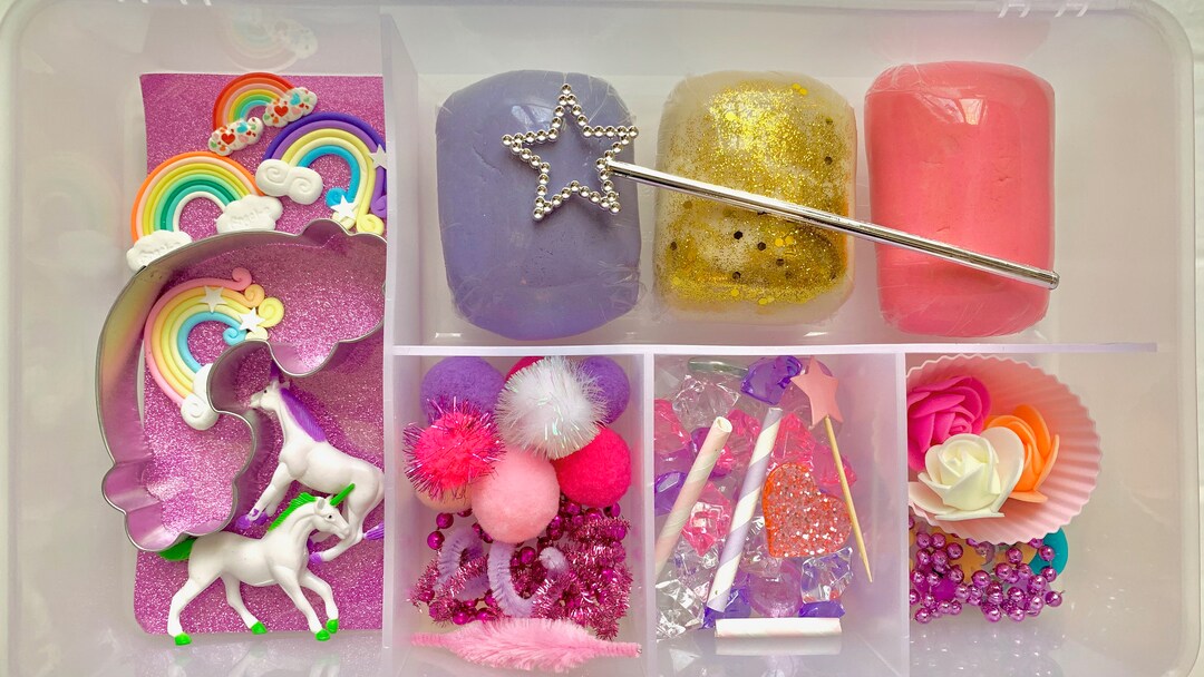 Unicorn Paradise Playdough Kit - Etsy