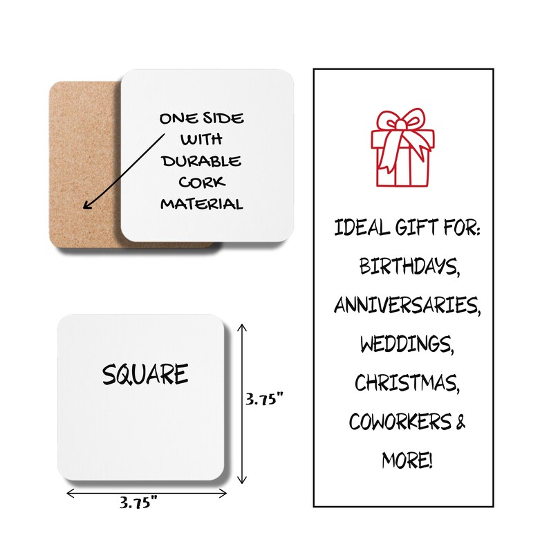 Italian Coaster Set of 4, Matching Cork Coasters, Italian Folk Art ...