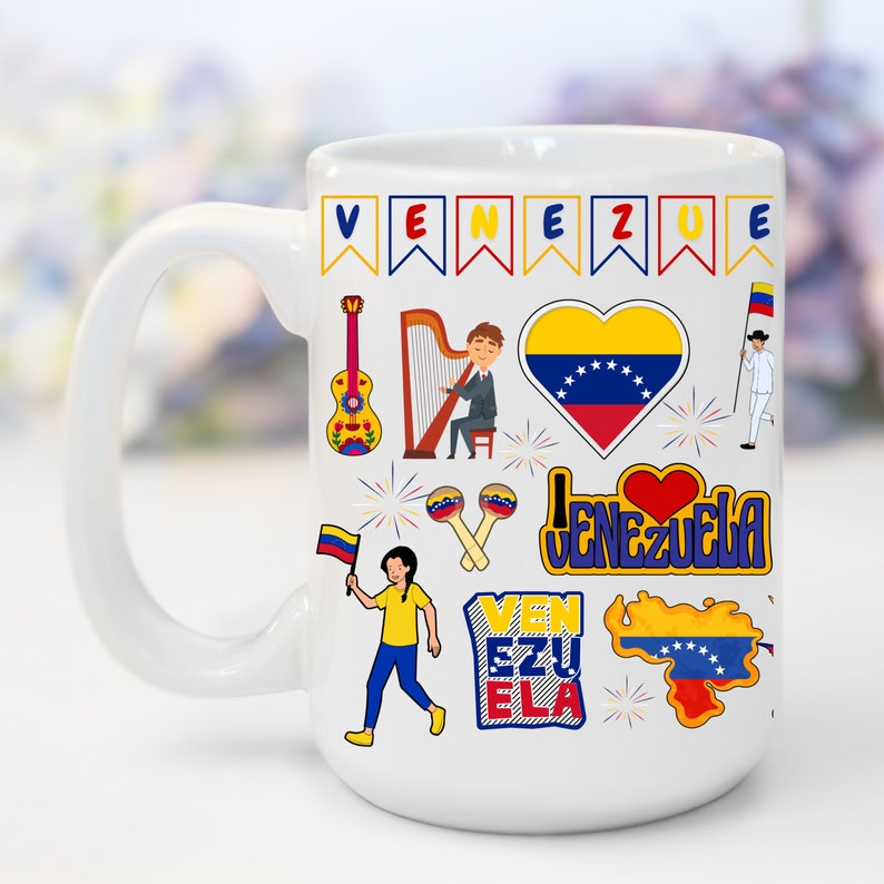 Venezuela Souvenir Ceramic Coffee Mug, Ideal Venezuelan Gift for Any ...