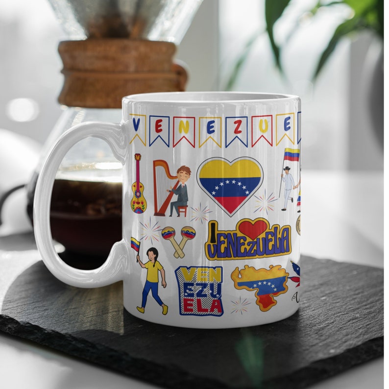 Venezuela Souvenir Ceramic Coffee Mug, Ideal Venezuelan Gift for Any ...