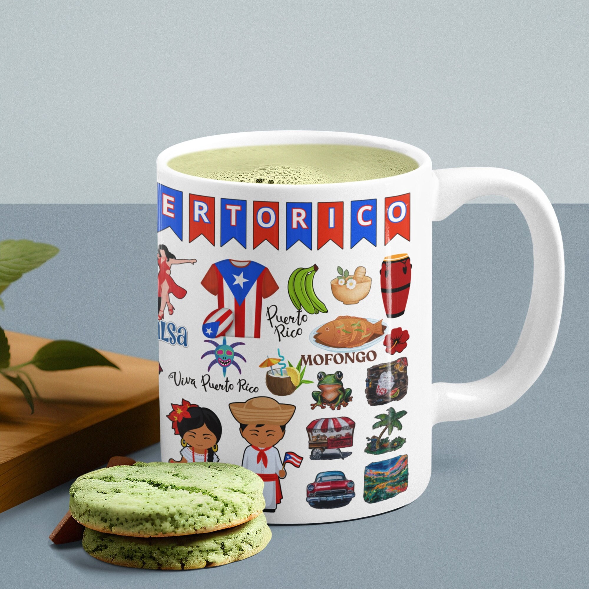 Puerto Rico Coffee Cup, Puerto Rican Souvenir, Mug for Celebrations or ...