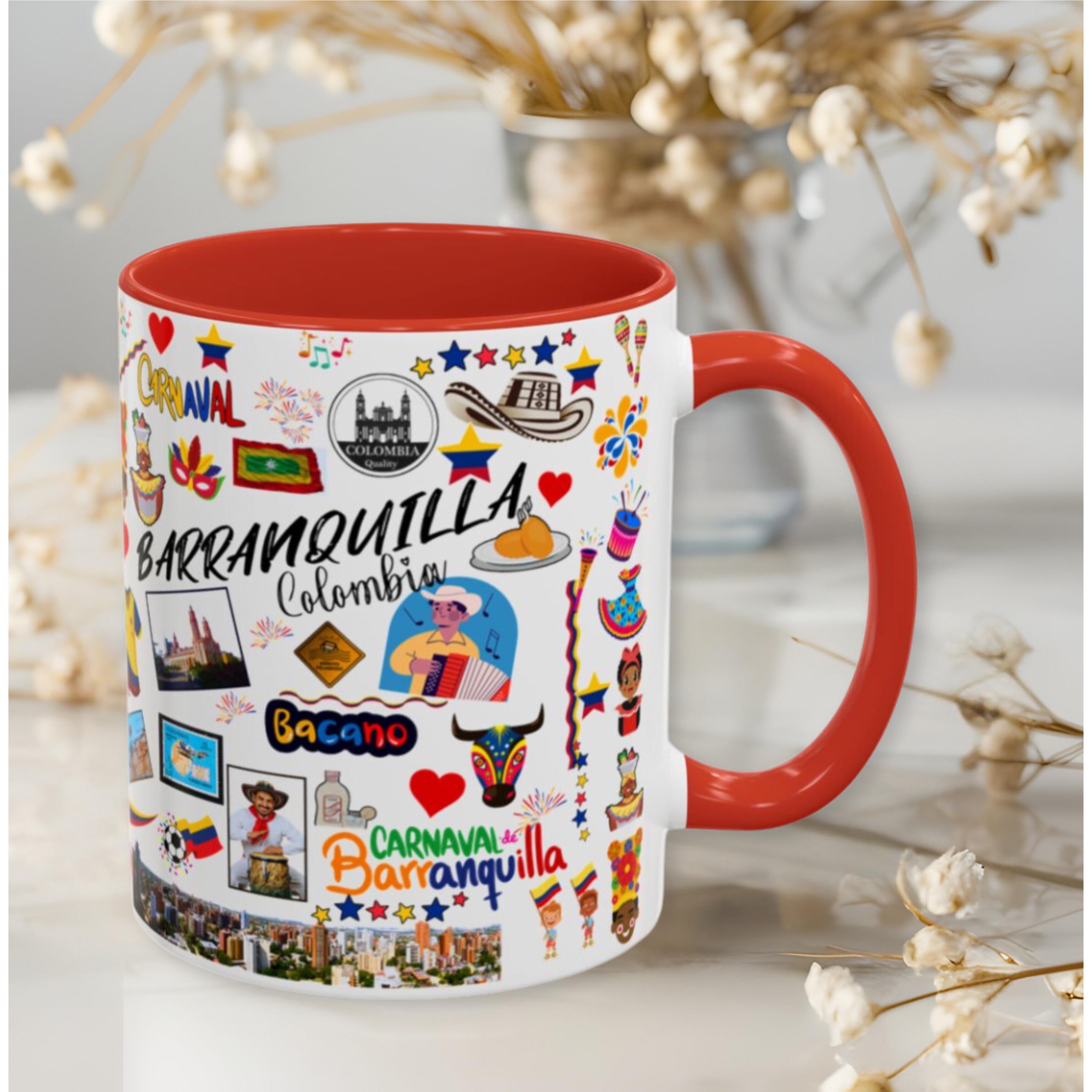 Barranquilla Colombia Mug - Colombian Souvenir Cup, Skyline Coffee Cup ...