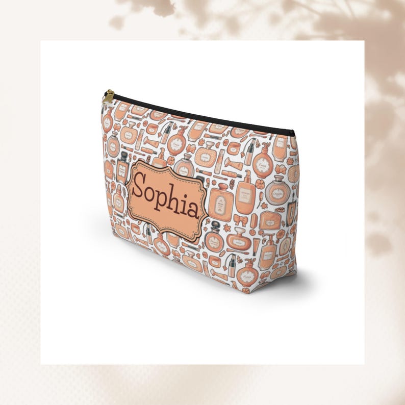 Makeup Personalized Bag Custom Cosmetic Organizer, Bridesmaid Pouch ...