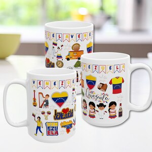 Venezuela Souvenir Ceramic Coffee Mug, Ideal Venezuelan Gift for Any ...