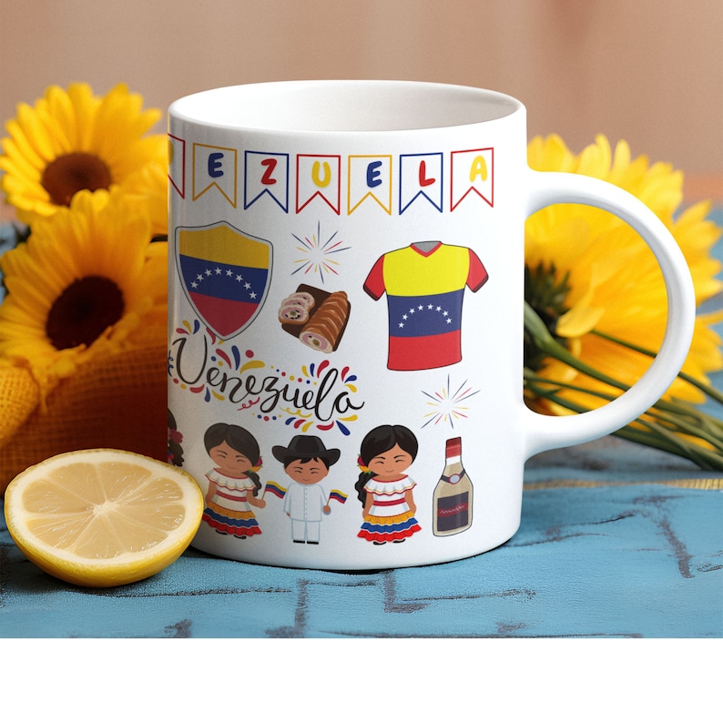 Venezuela Souvenir Ceramic Coffee Mug, Ideal Venezuelan Gift for Any ...
