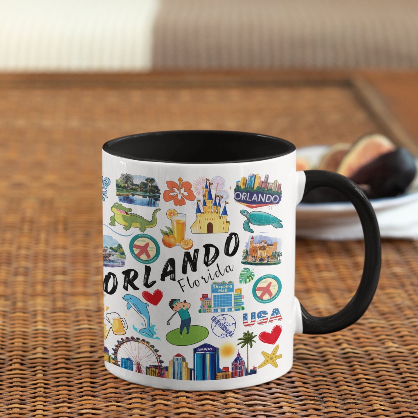 Orlando Florida Coffee Mug, Original Souvenir Cup, Birthday Gift ...
