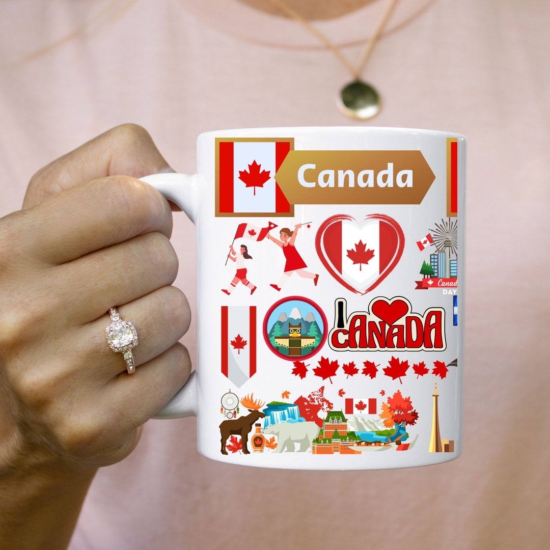 Canada Souvenir Ceramic Coffee Mug, Ideal Canadian Gift for Any ...
