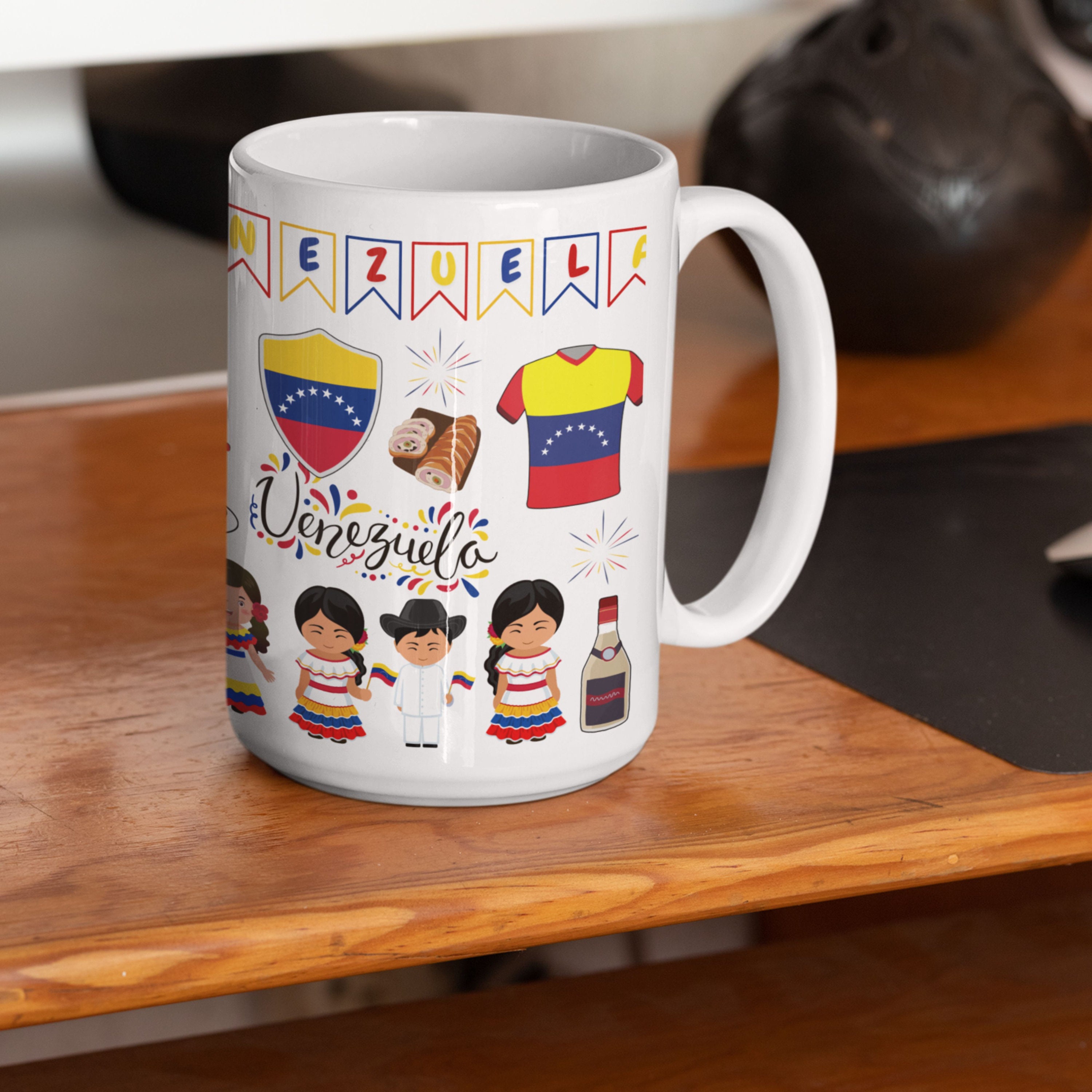 Venezuela Souvenir Ceramic Coffee Mug, Ideal Venezuelan Gift for Any ...