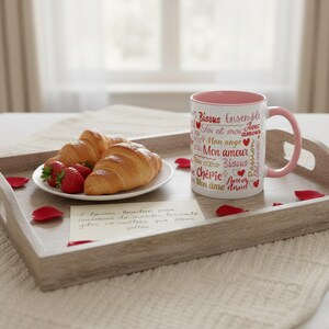 French Love Words Mug Valentines Romantic Gift - Etsy