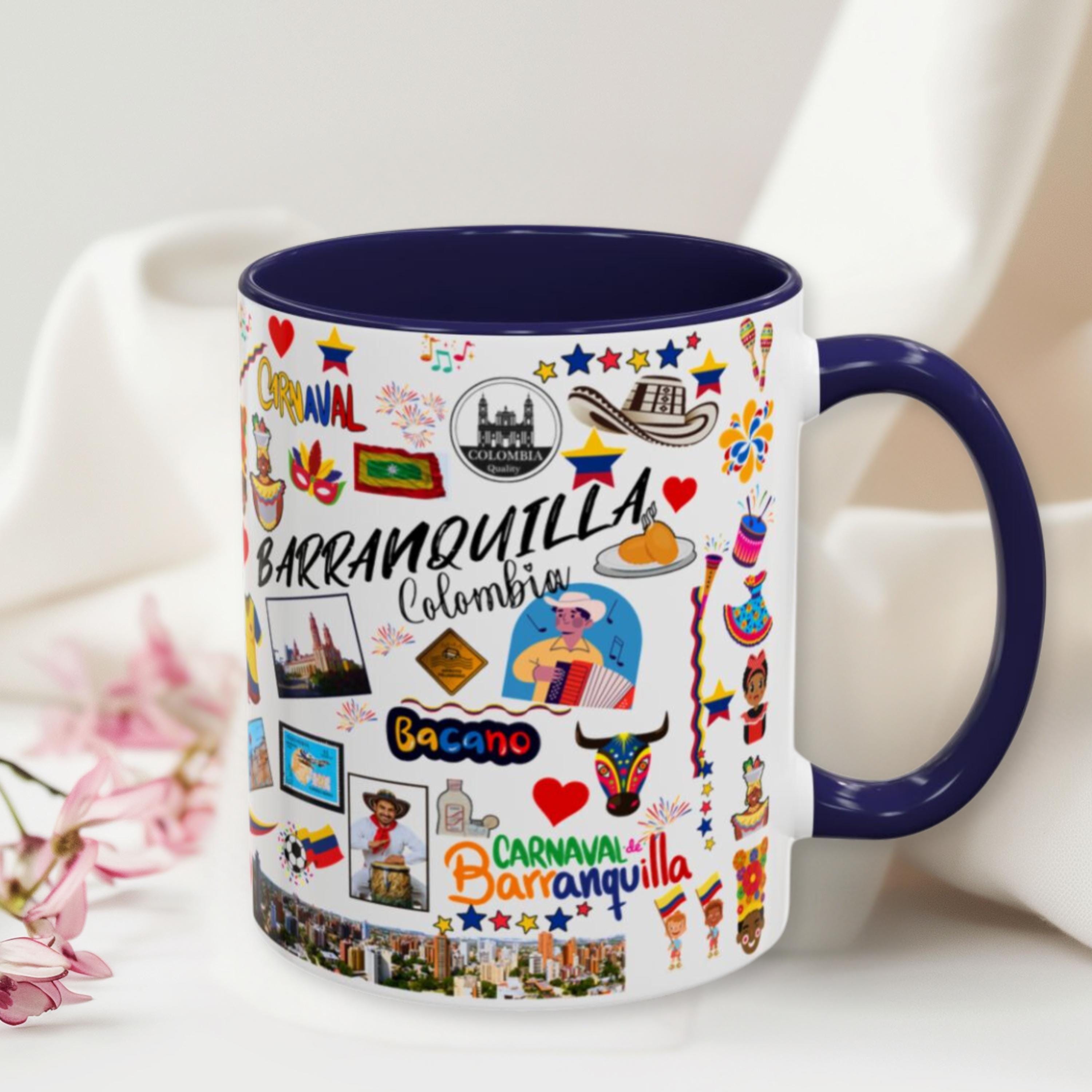 Barranquilla Colombia Mug - Colombian Souvenir Cup, Skyline Coffee Cup ...