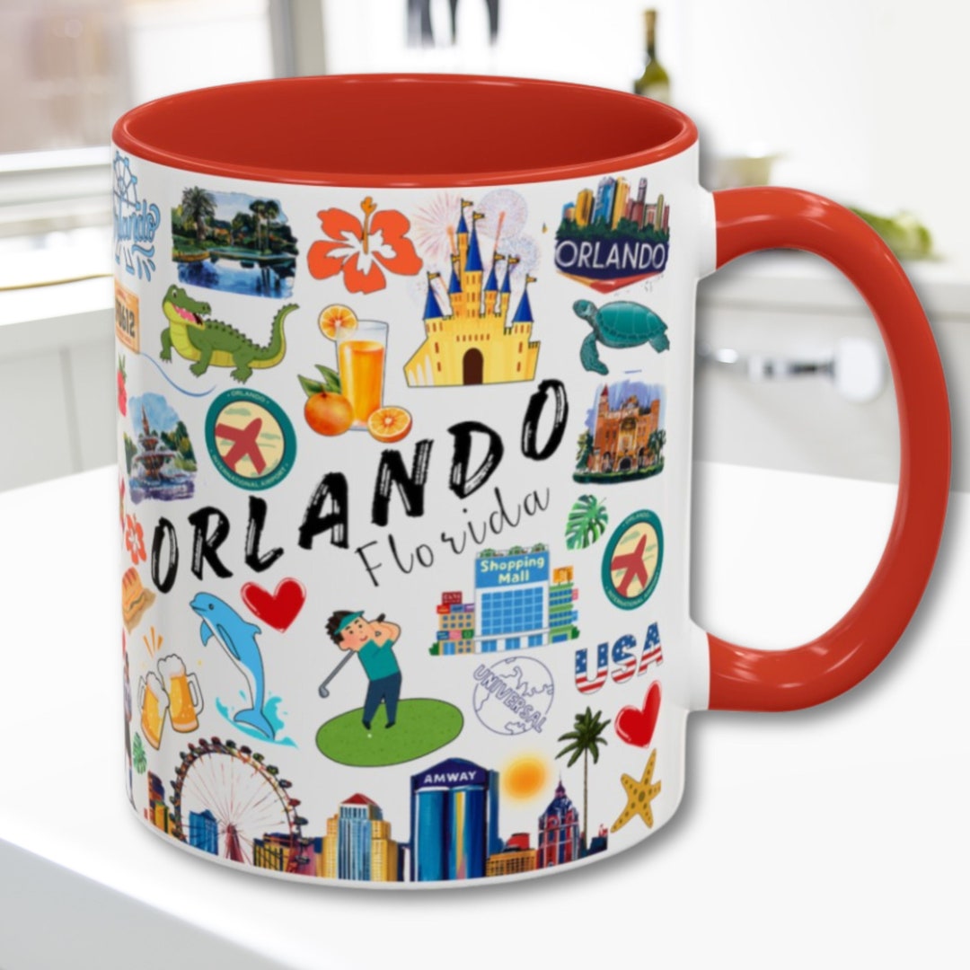 Orlando Florida Coffee Mug, Original Souvenir Cup, Birthday Gift ...