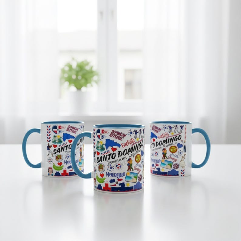 Dominican Republic Mug – Santo Domingo Souvenir – Caribbean Travel Gift ...