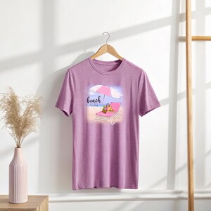 Ocean Beach Scene T-shirt: Summer Vacation Outfit - Etsy