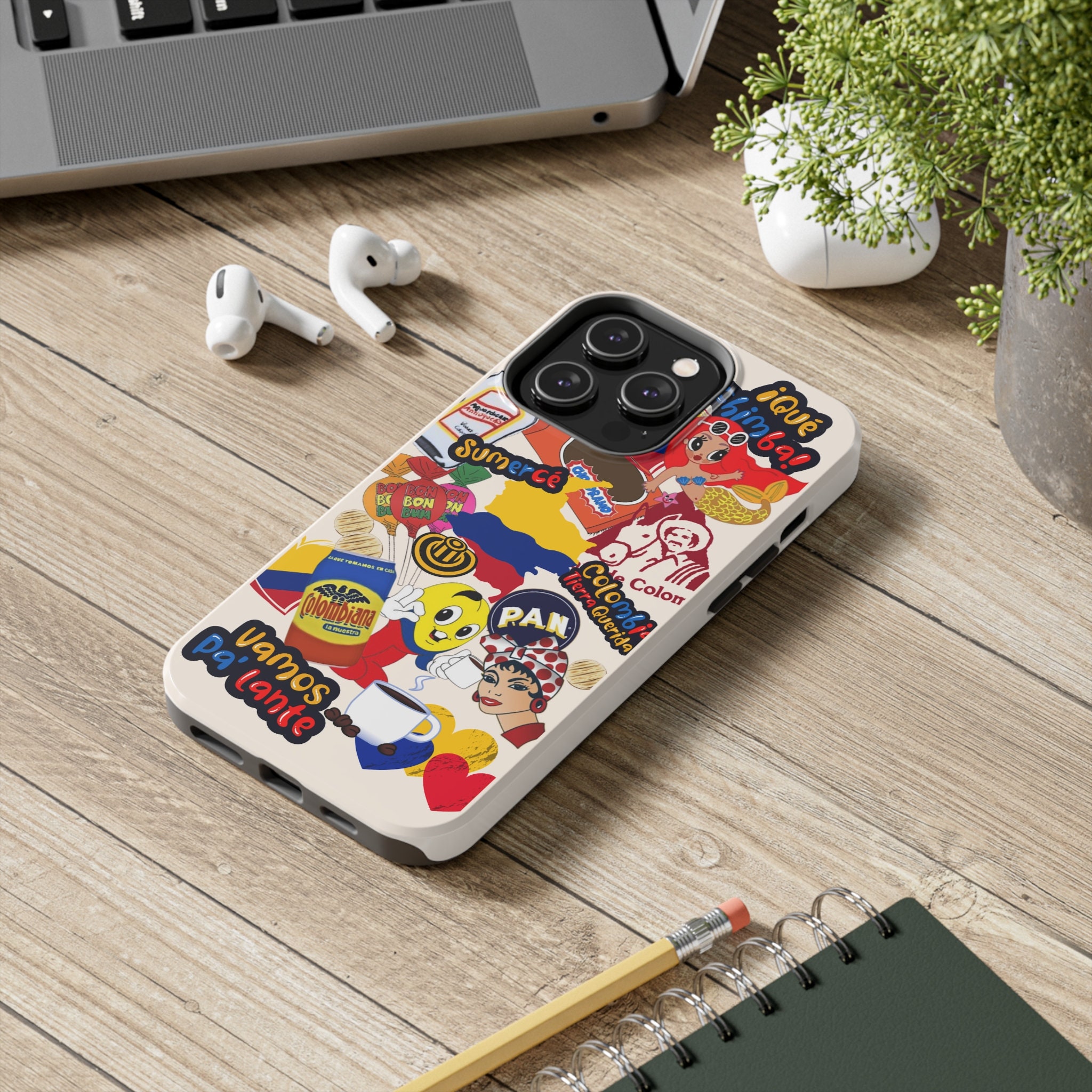 Colombia Collage iPhone Case: Colombian Souvenir Stickers - Etsy
