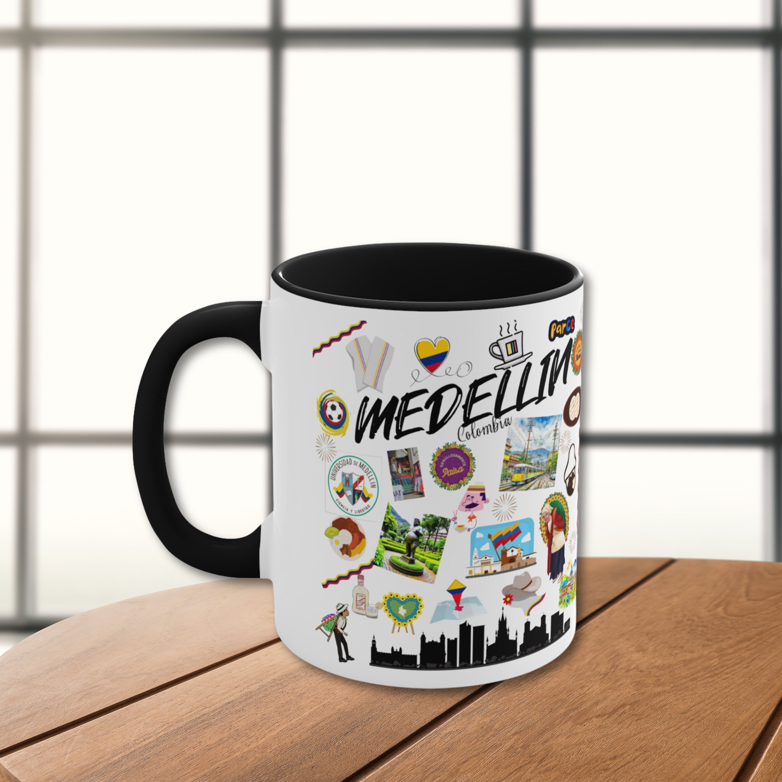 Medellin Coffee Mug Colombia Souvenir Cup Birthday Gift Suitable Mug ...
