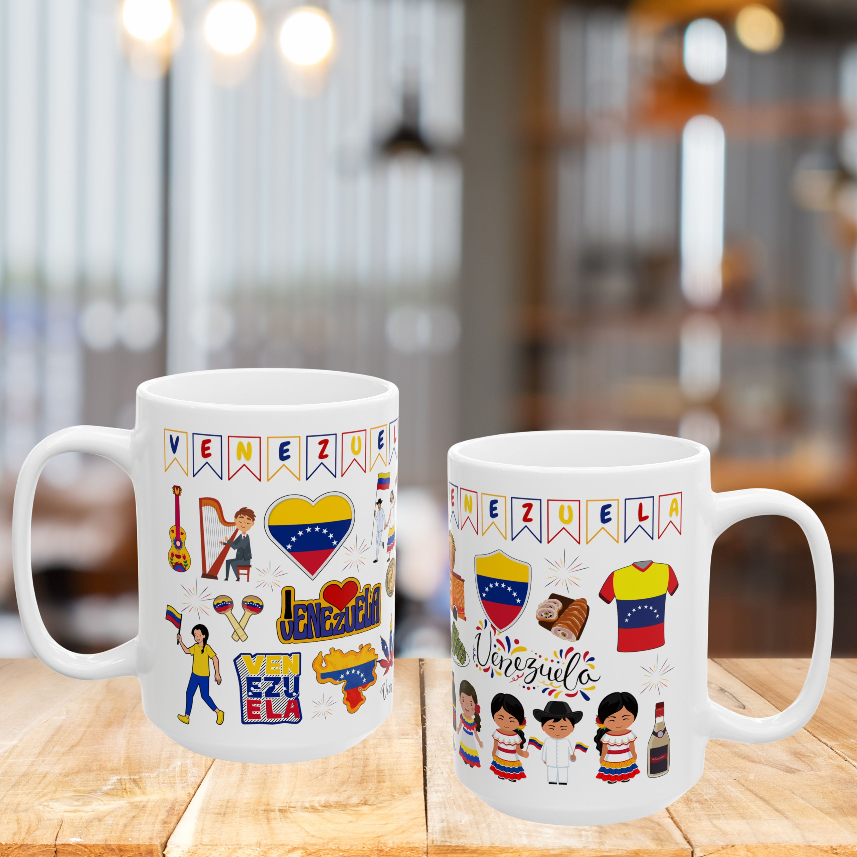 Venezuela Souvenir Ceramic Coffee Mug, Ideal Venezuelan Gift for Any ...