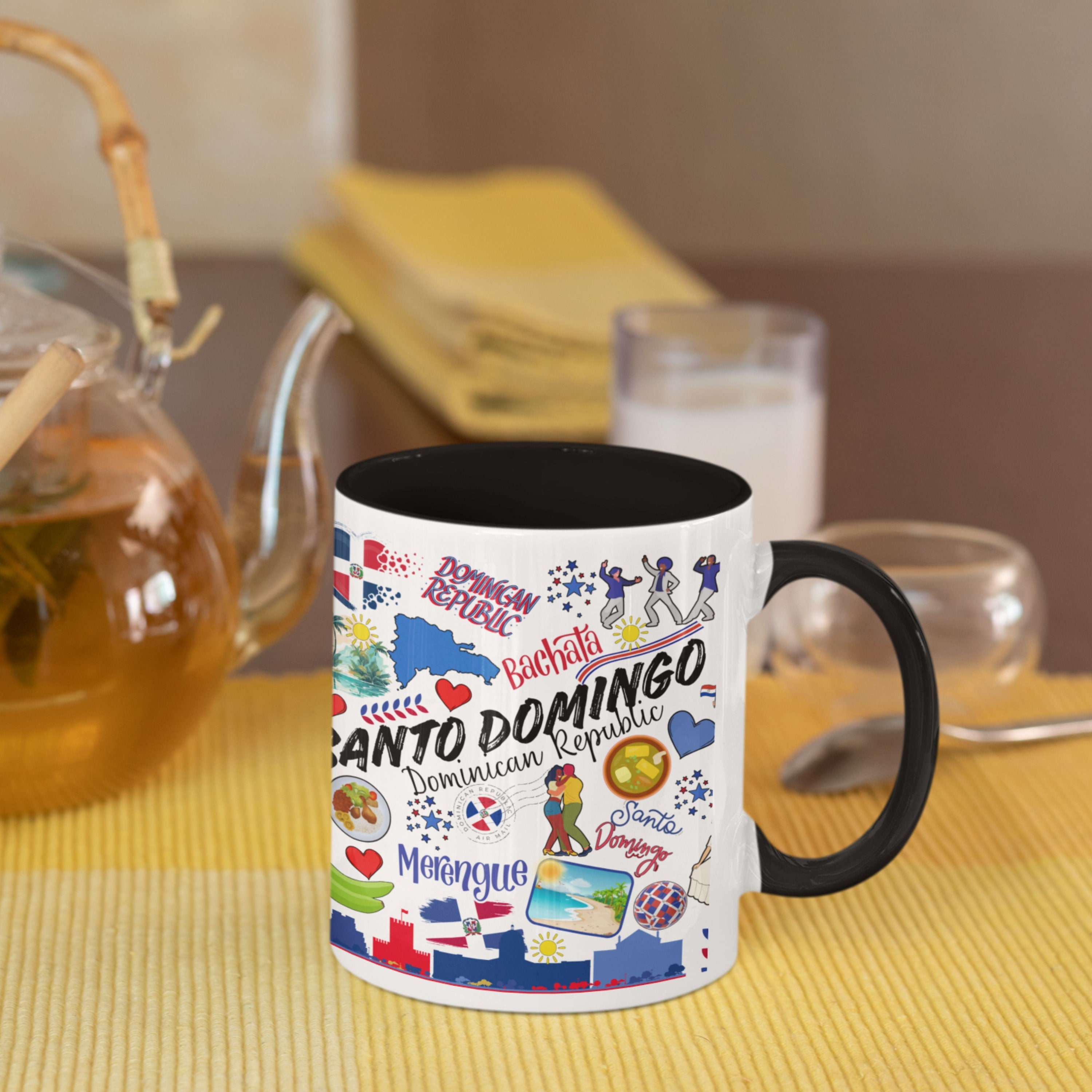 Santo Domingo Coffee Cup, Dominican Republic Souvenir, Birthday Gift ...