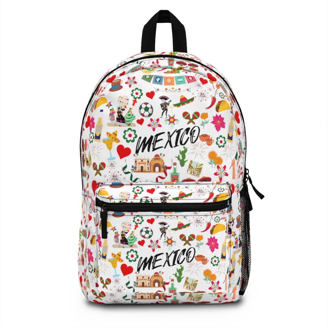 Mexican Backpack Laptop Backpack Women, Carry-on Travel, Back to School ...