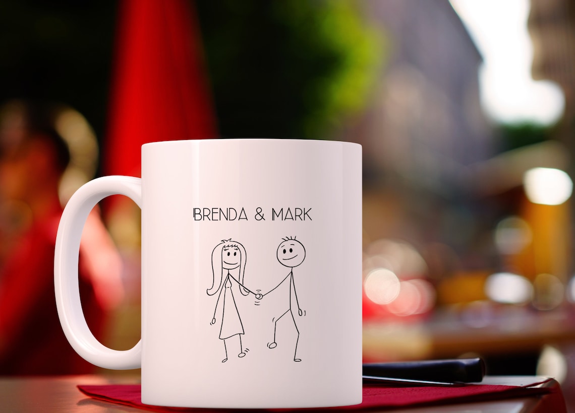 Custom Love Mug Boyfriend Girlfriend Love Gift Anniversary Cup Present ...