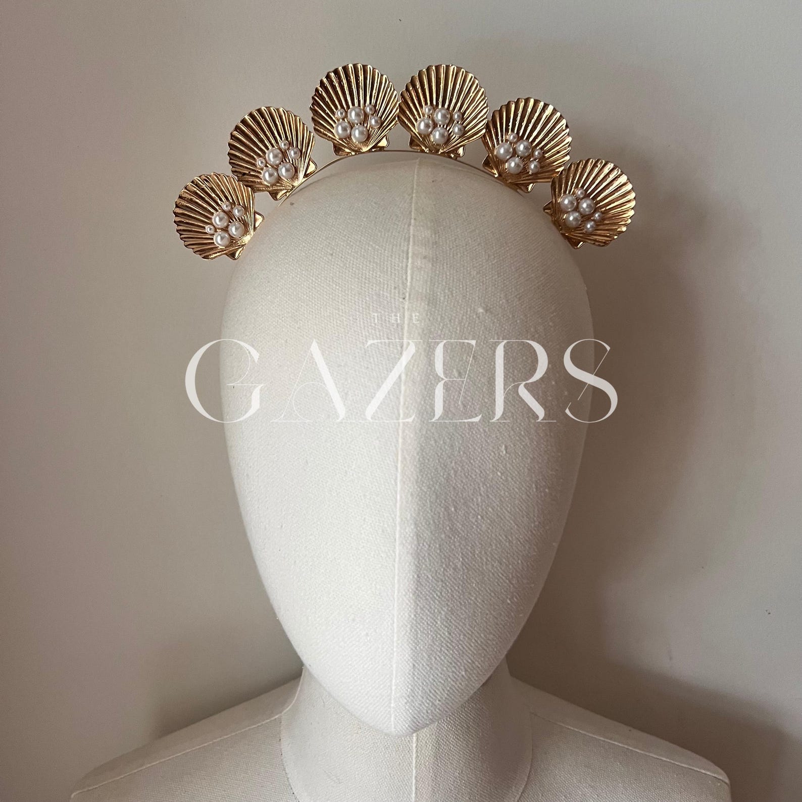 Gold Wedding Tiara: Seashell Bridal Crown, Beach Headpiece - Etsy