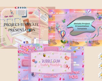 Cute Powerpoint Templates Bundle Cute Presentation Template - Etsy