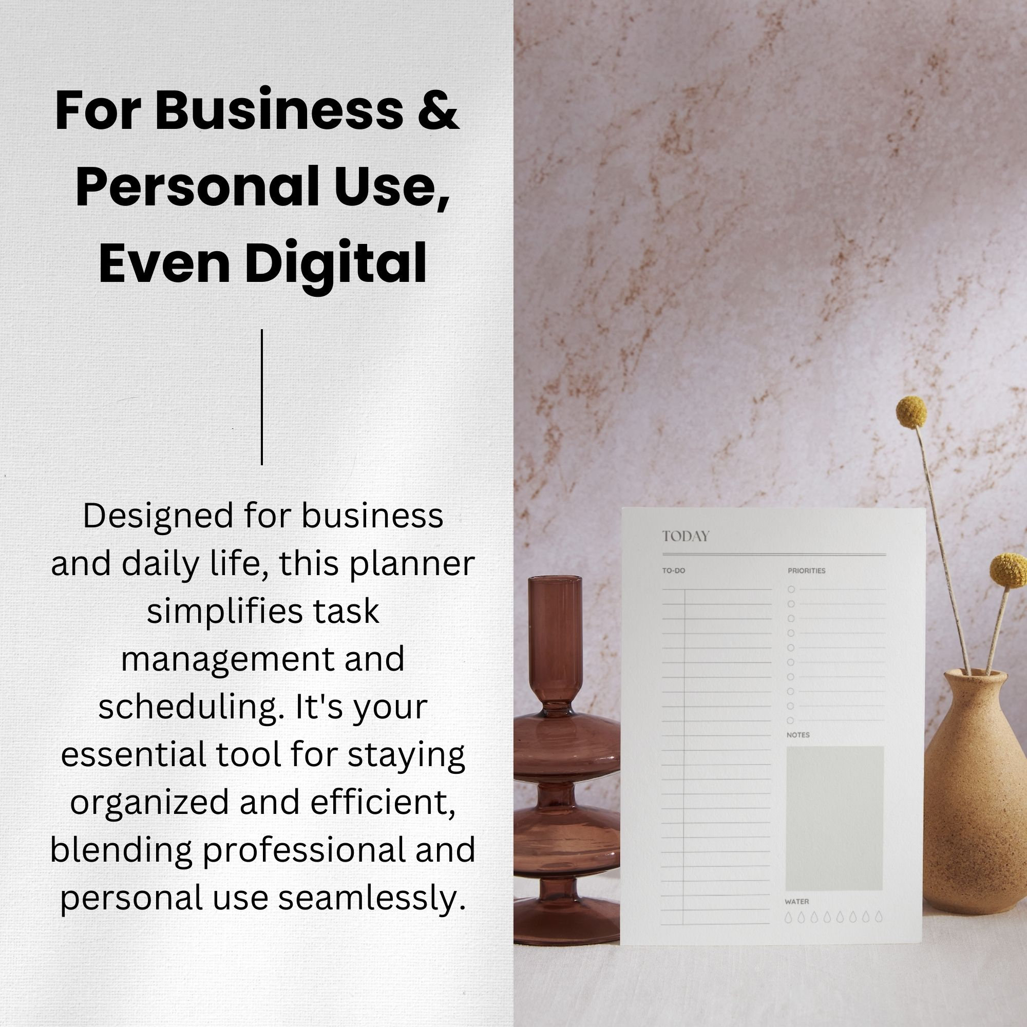 Printable Digital Planner for Daily & Weekly Schedules Perfect for Goal ...