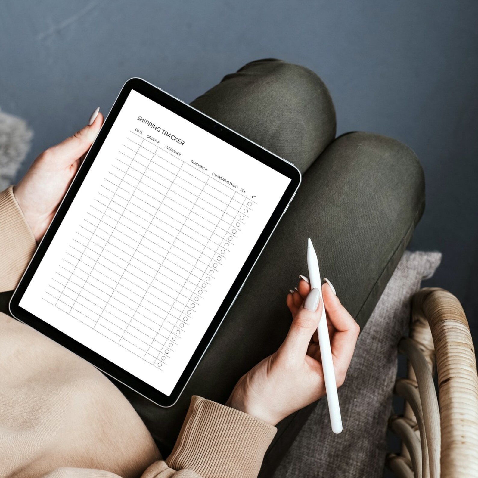 Printable Shipping Tracker for Small Businesses • Organized Shipment ...