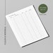 Oil Change Log • Oil Change Tracker • Oil Change Record • Oil Filter ...