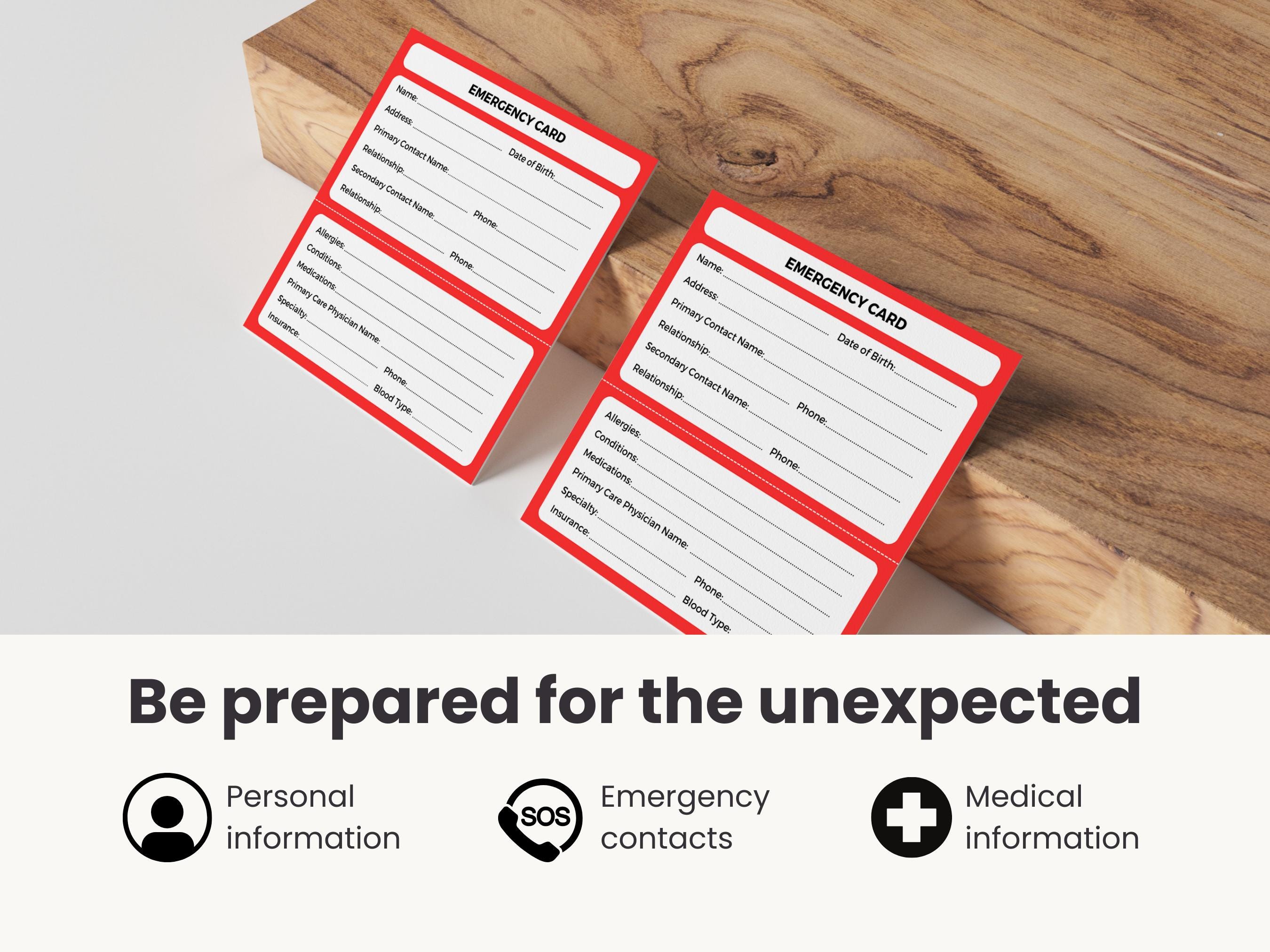 Plant Response Emergency Contact Card
