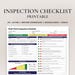 Vehicle Inspection Form PDF • Multi-point Inspection Checklist • Car ...