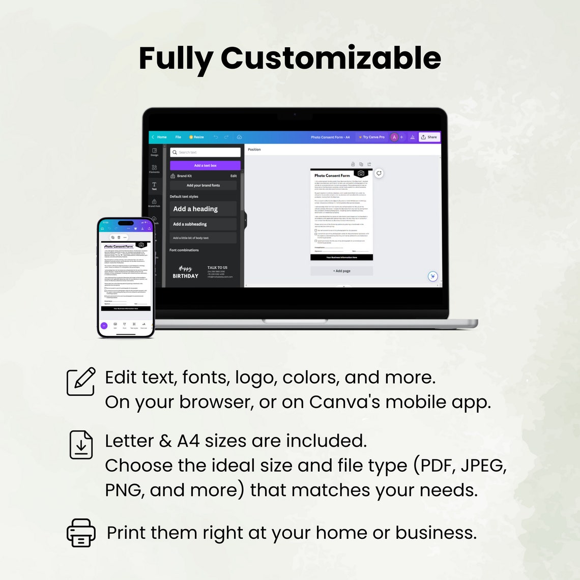 Auto Mileage Log Template Car Mileage Record Vehicle Distance Tracker ...