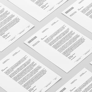 Professional Offer Letter Template • Customizable Job Offer Letter ...